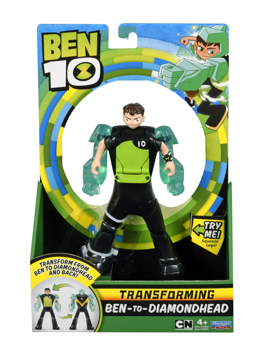 BEN 10 Figurine transformabile Deluxe Ben 10 – Cap de Diamant - Bebestar
