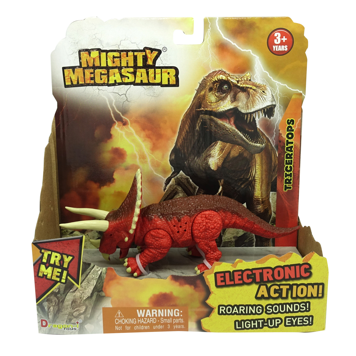 Mighty Megasaur dinozaur cu lumini si sunete - Triceraptos - Bebestar